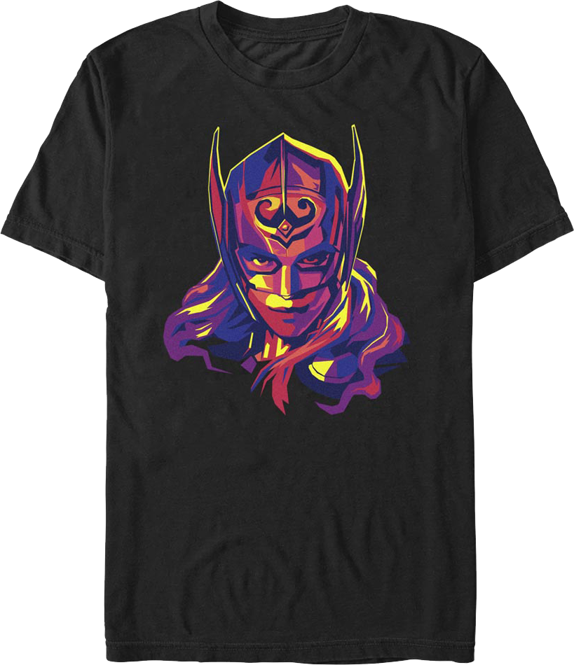 Mighty Thor Cut Out Thor Love And Thunder Marvel Comics T-Shirt