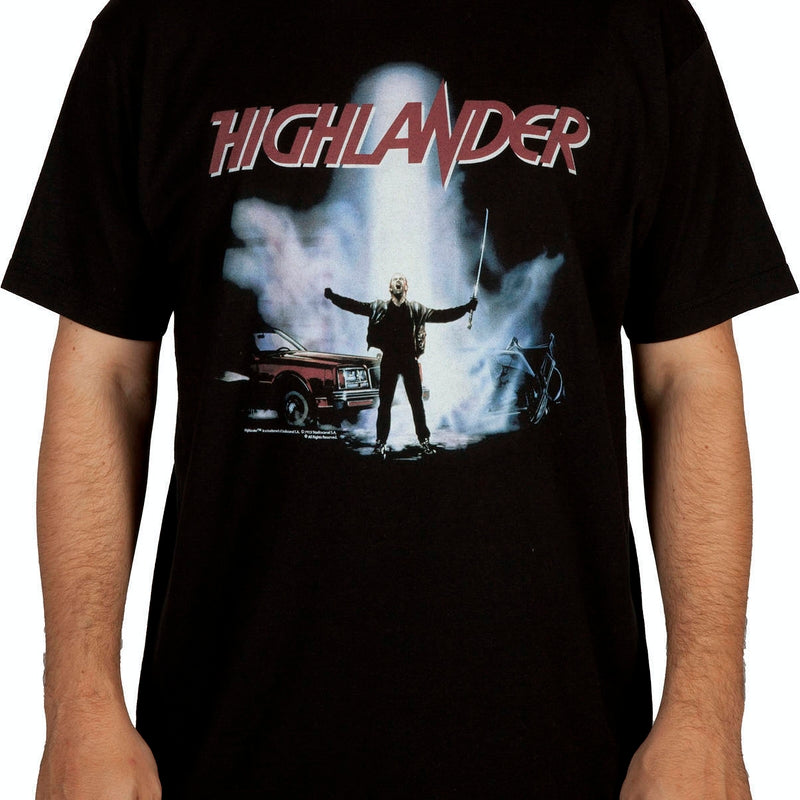 Movie Poster Highl&er Shirt: Highlander Mens T-shirt