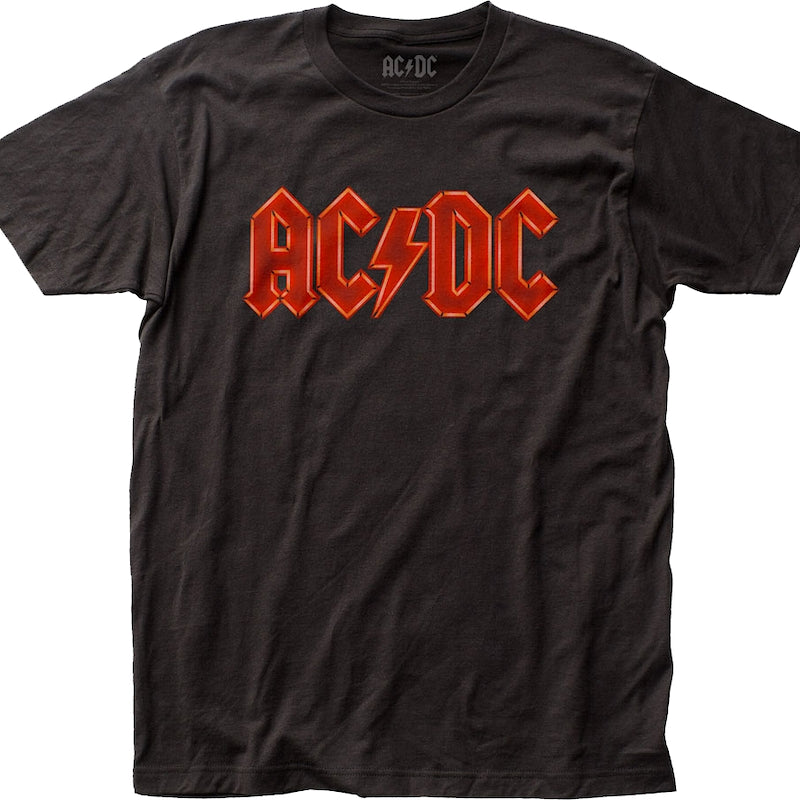 Neon Band Logo ACDC Shirt