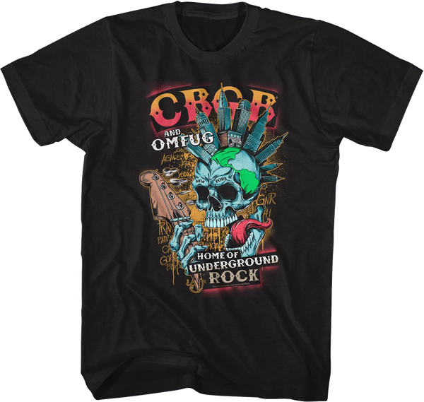 New York Skull CBGB T-Shirt