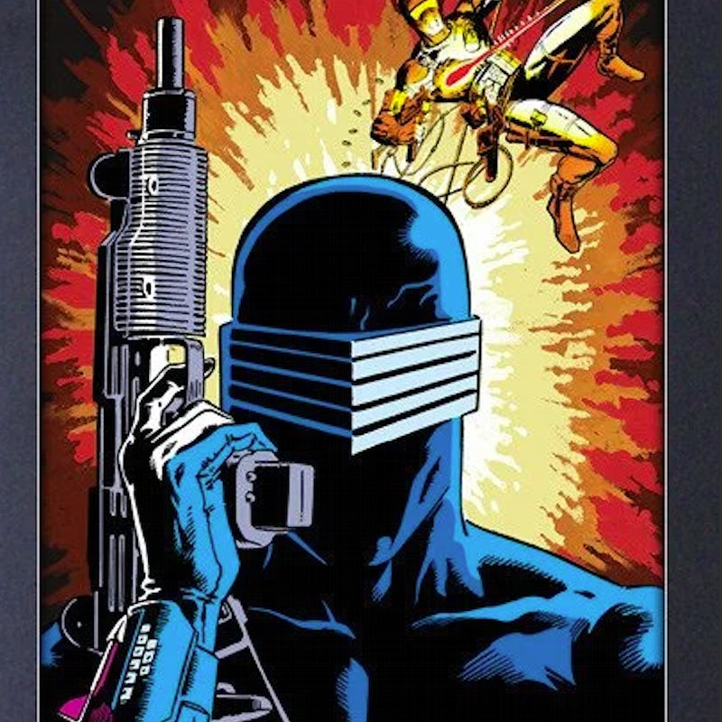 Pit-Fall GI Joe Framed Poster