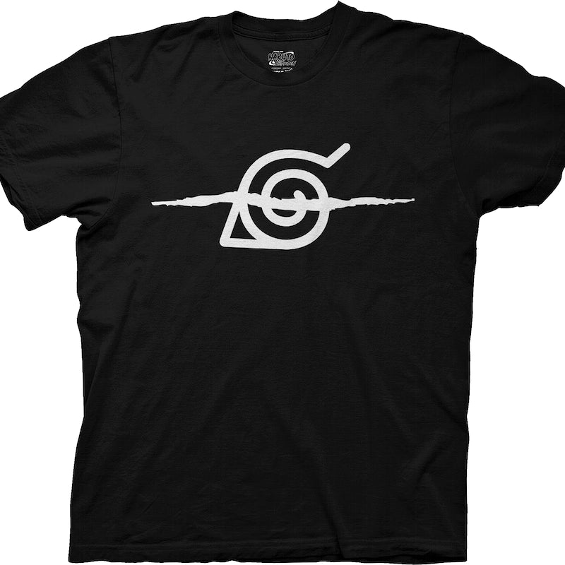 Slashed Konoha Forehead Protector Naruto T-Shirt