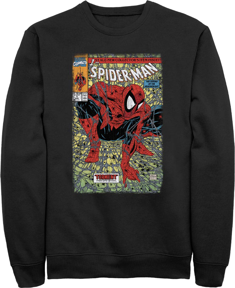 Spider-Man Torment Comic Cover Sweatshirt