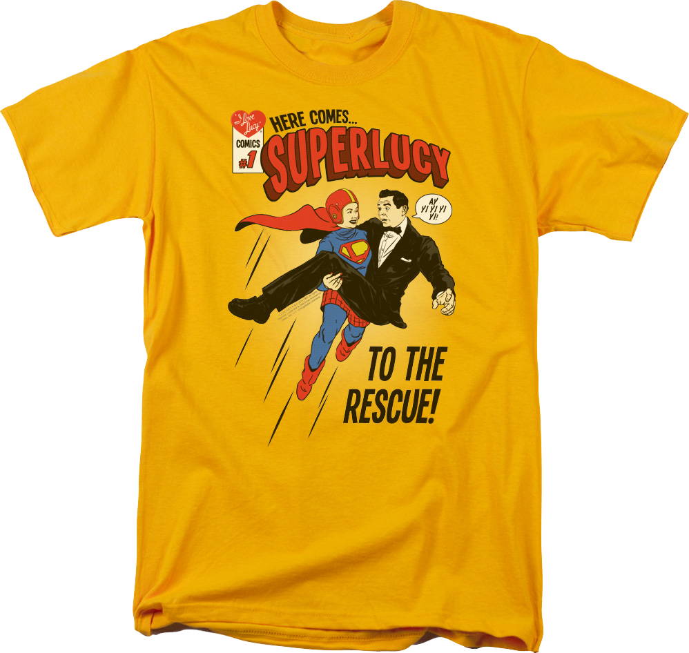 Superlucy To The Rescue I Love Lucy T-Shirt