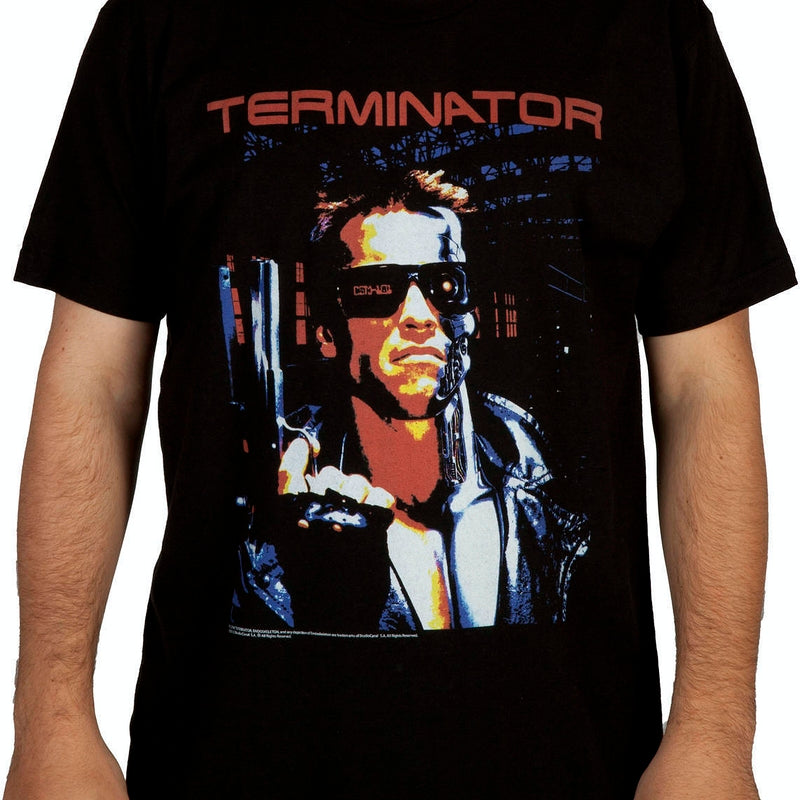 T-800 Terminator Shirt: 80s Movies Terminator T-shirt