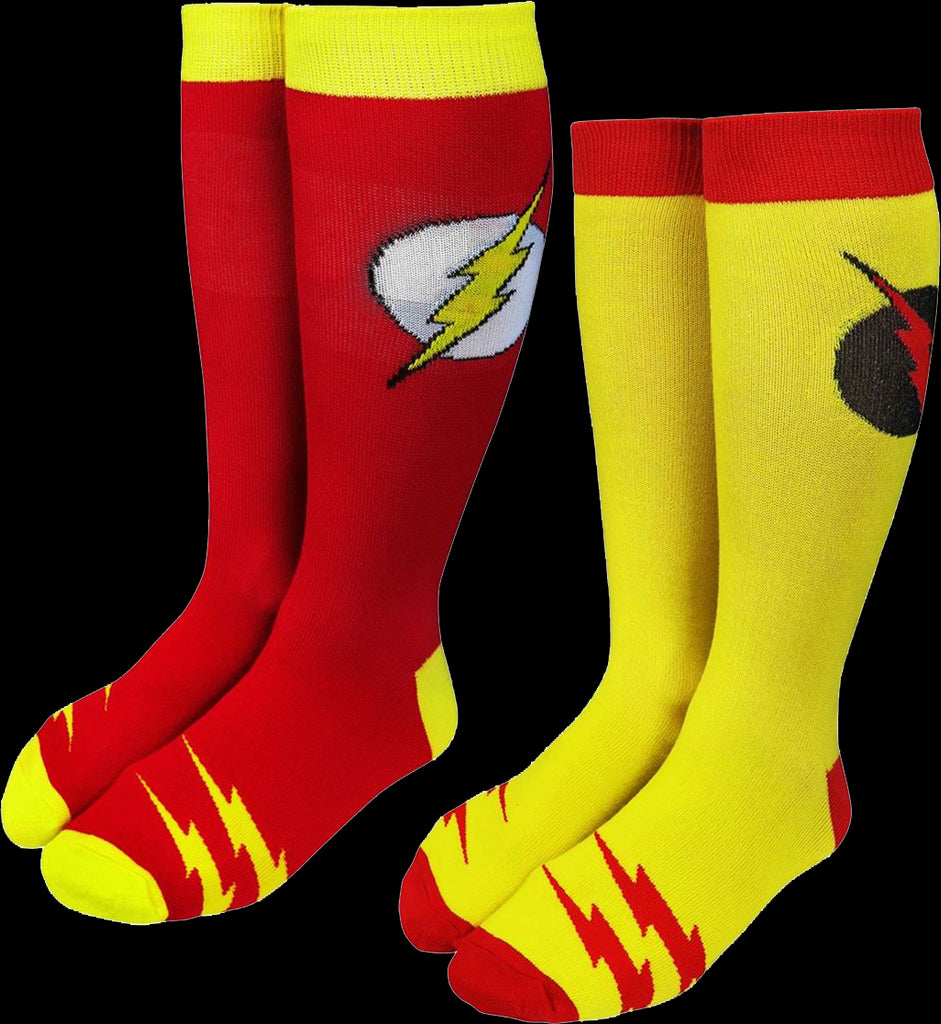 The Flash and Reverse-Flash 2-Pack DC Comics Socks