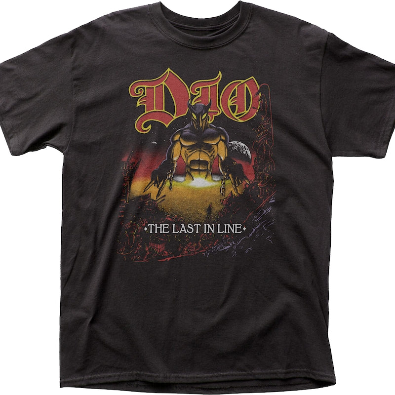 Black The Last In Line Dio T-Shirt