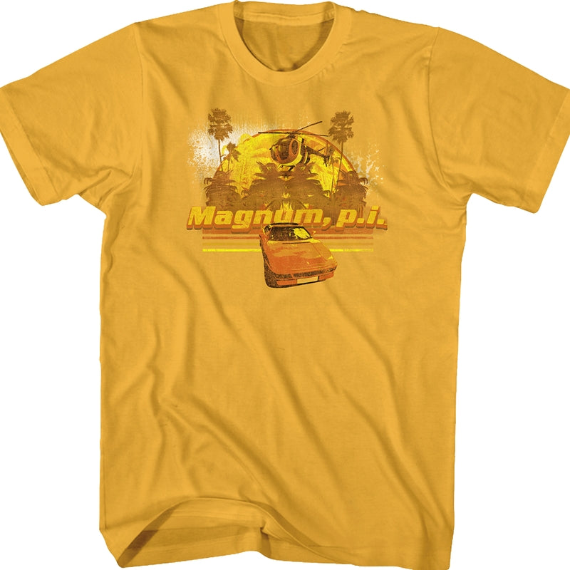 Transportation Magnum P.I. T-Shirt: Magnum PI Mens T-shirt