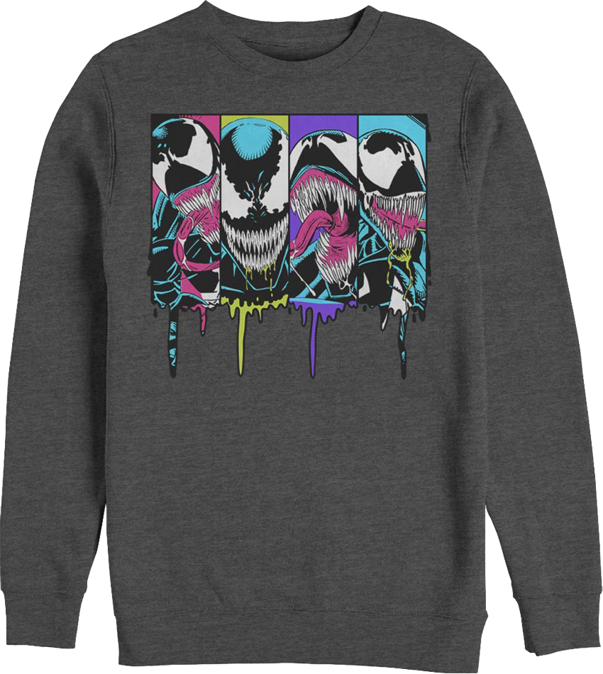 Venom Panels Marvel Comics Sweatshirt
