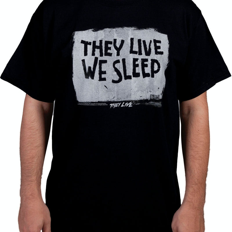 We Sleep They Live Shirt: 80s Movies They Live T-shirt