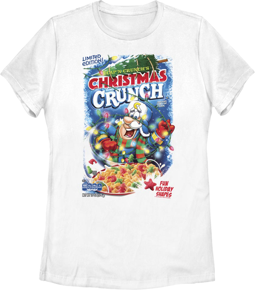 Womens Christmas Crunch Cap'n Crunch Shirt