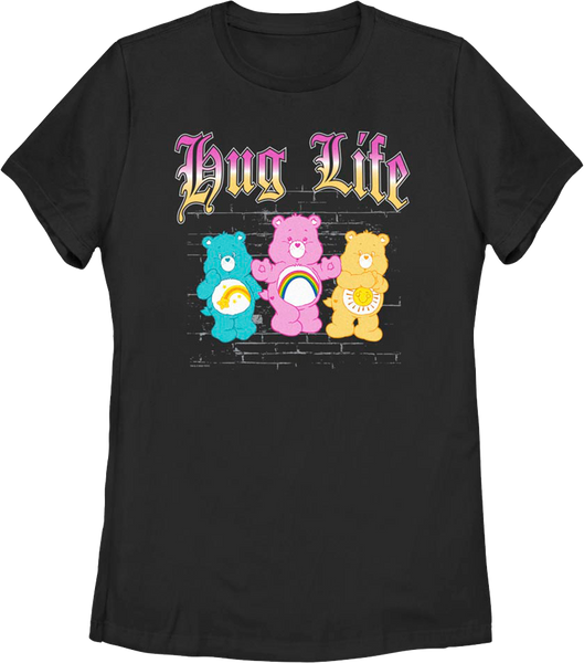 Womens Hug Life Care Bears Shirt