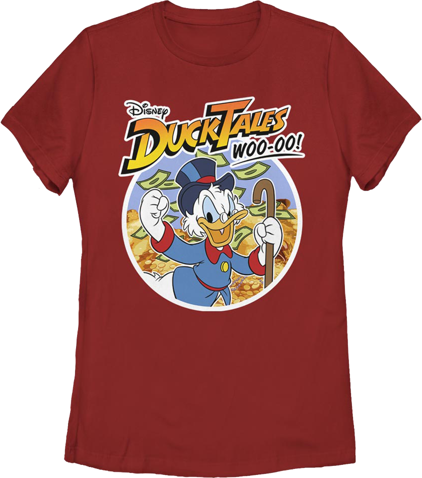 Womens Scrooge McDuck Money Vault DuckTales Shirt