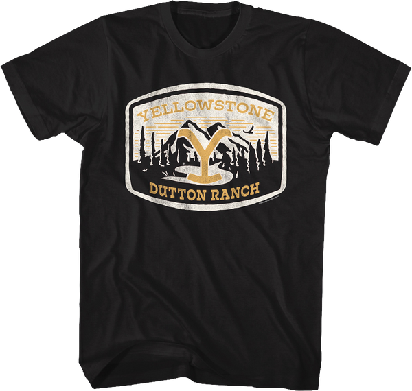 Yellowstone Dutton Ranch Patch Yellowstone T-Shirt