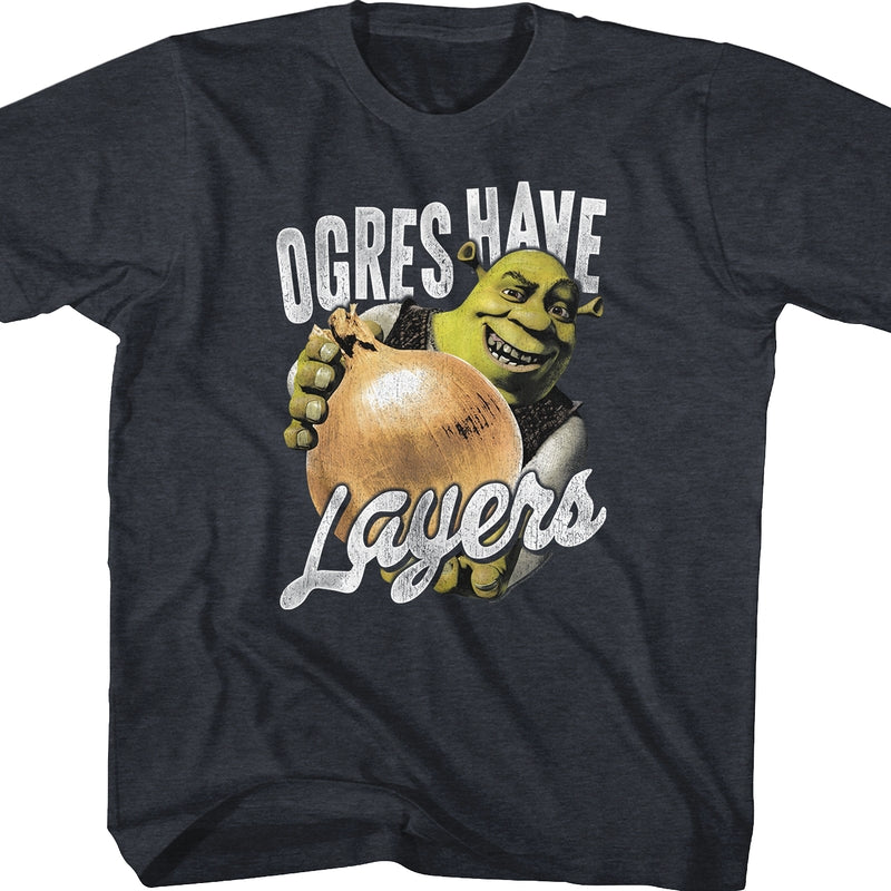 Youth Ogres Have Layers Shrek Shirt