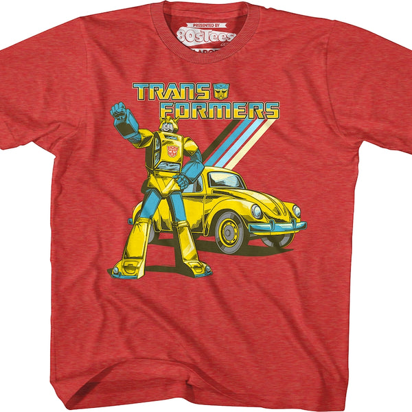 Youth Retro Bumblebee Transformers Shirt
