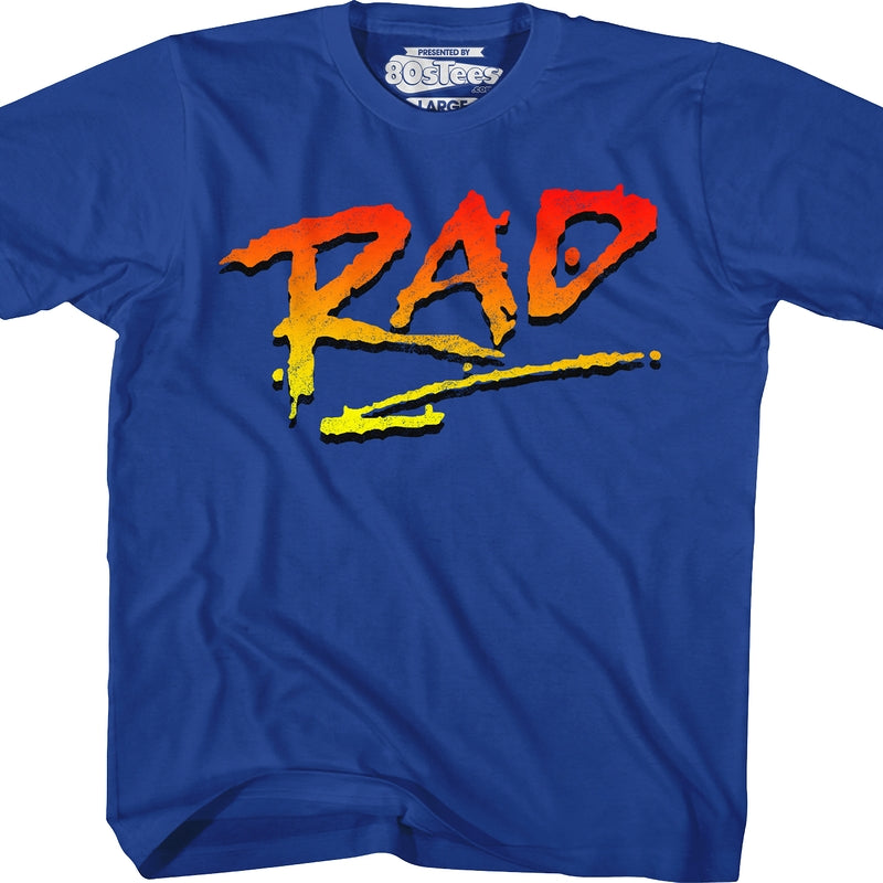Youth Movie Logo Rad Shirt: 80s Movie Rad Kids T-Shirt
